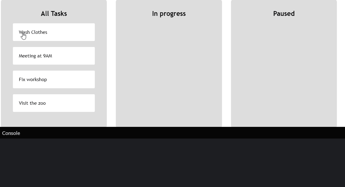 Drag And Drop In Vanilla JavaScript