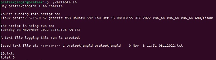 How To Save Command Output As Variable In Bash 